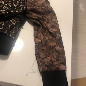 Gucci | Jackets & Coats | Gucci Pink Silk Jacket With Black Lace | Poshmark